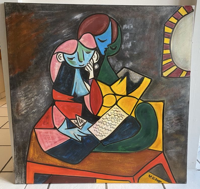 Bild änlich Picasso 100x100 | Kaufen auf Ricardo