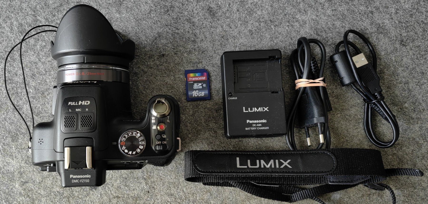 Lumix Panasonic FZ150 mit Leica Vario Elmarit 25-600 mm Zoom (Gebraucht ...