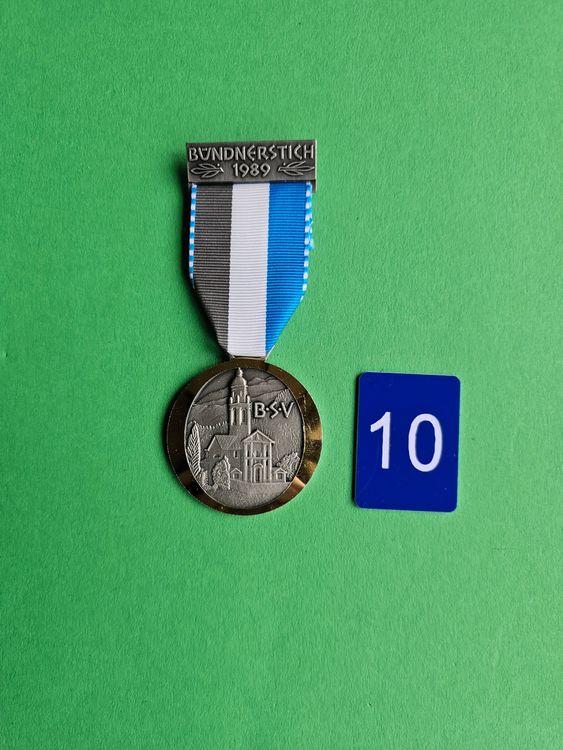 BÜNDNERSTICH B-S-V SCHIESSEN KRANZABZEICHEN MEDAILLE MÜNZEN | Kaufen auf Ricardo