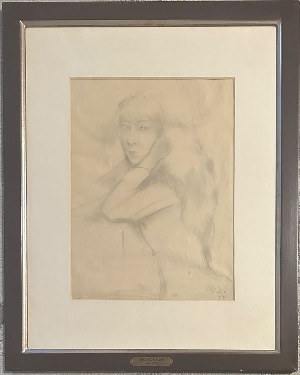 Chichio Haller (1897) Zeichnung von eine Dame (Gebraucht) in Root für CHF 19 – mit Lieferung auf ...