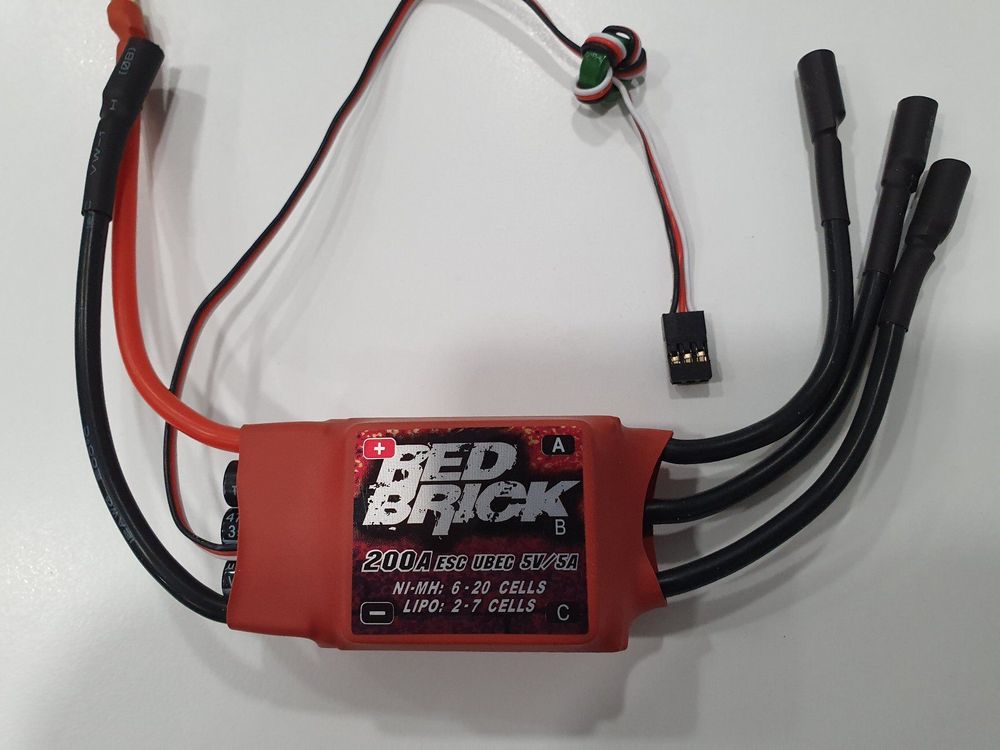 Regler Red Brick 200A ESC UBEC 2-7S (Neu (gemäss Beschreibung)) in ...