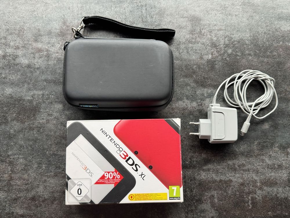 Nintendo 3DS XL Rot mit Ladekabel (Gebraucht) in Kaiseraugst für CHF ...
