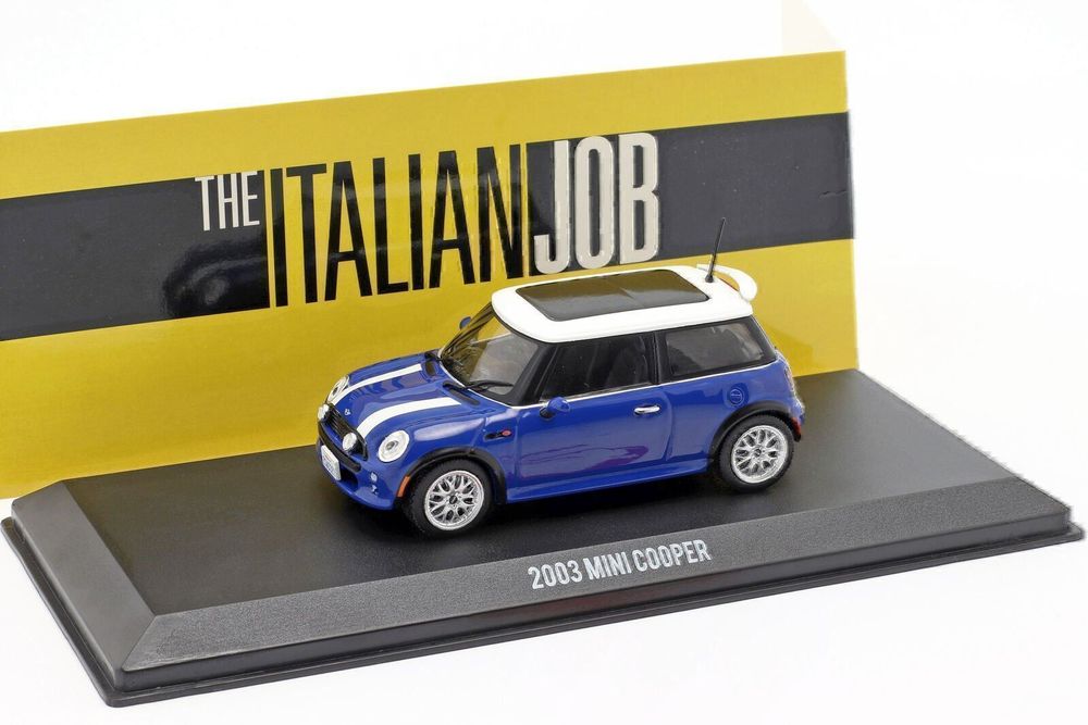 Mini Cooper S 2004-2008 RHD blau / weiss "The Italian Job | Kaufen auf ...
