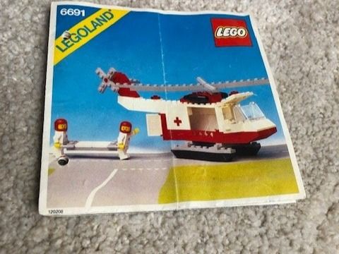 Lego 6691 Classic Red Cross Helicopter (inkl. Anleitung) (Gebraucht) in ...