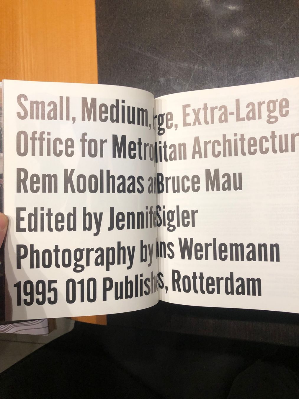 O.M.A. rem koolhaas and Bruse Mau S,M,L,XL 010 Publishers (Gebraucht ...