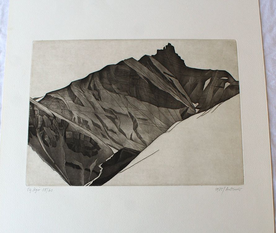 Bryan Cyril Thurston Plaun La Greina 1975 Mappe mit 5 Lithos (Gebraucht ...