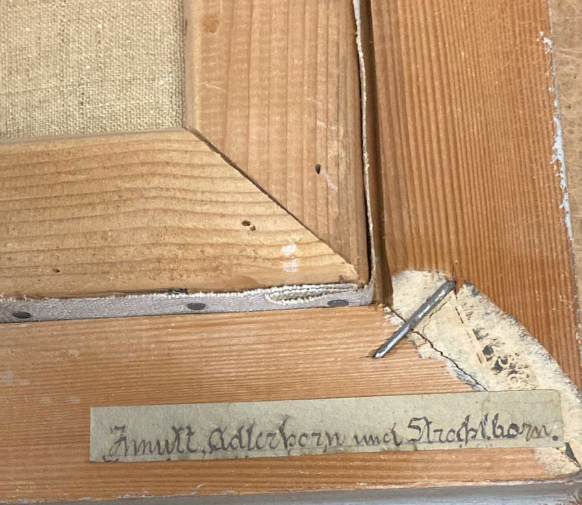 Gemälde, Stockhorn, signiert Heusser (ID 7205) (Gebraucht) in Gelterfingen für CHF 40 – mit ...