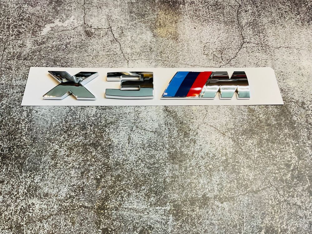 BMW X3M Emblem Logo Schriftzug Chrom Neu (Neu und originalverpackt) in ...