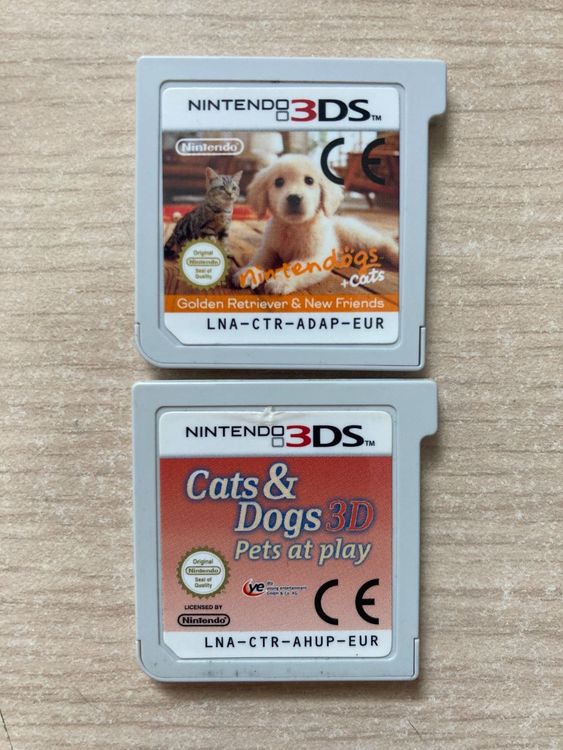 Nintendogs + Cats und Cats & Dogs 3D für Nintendo 3DS | Kaufen auf Ricardo