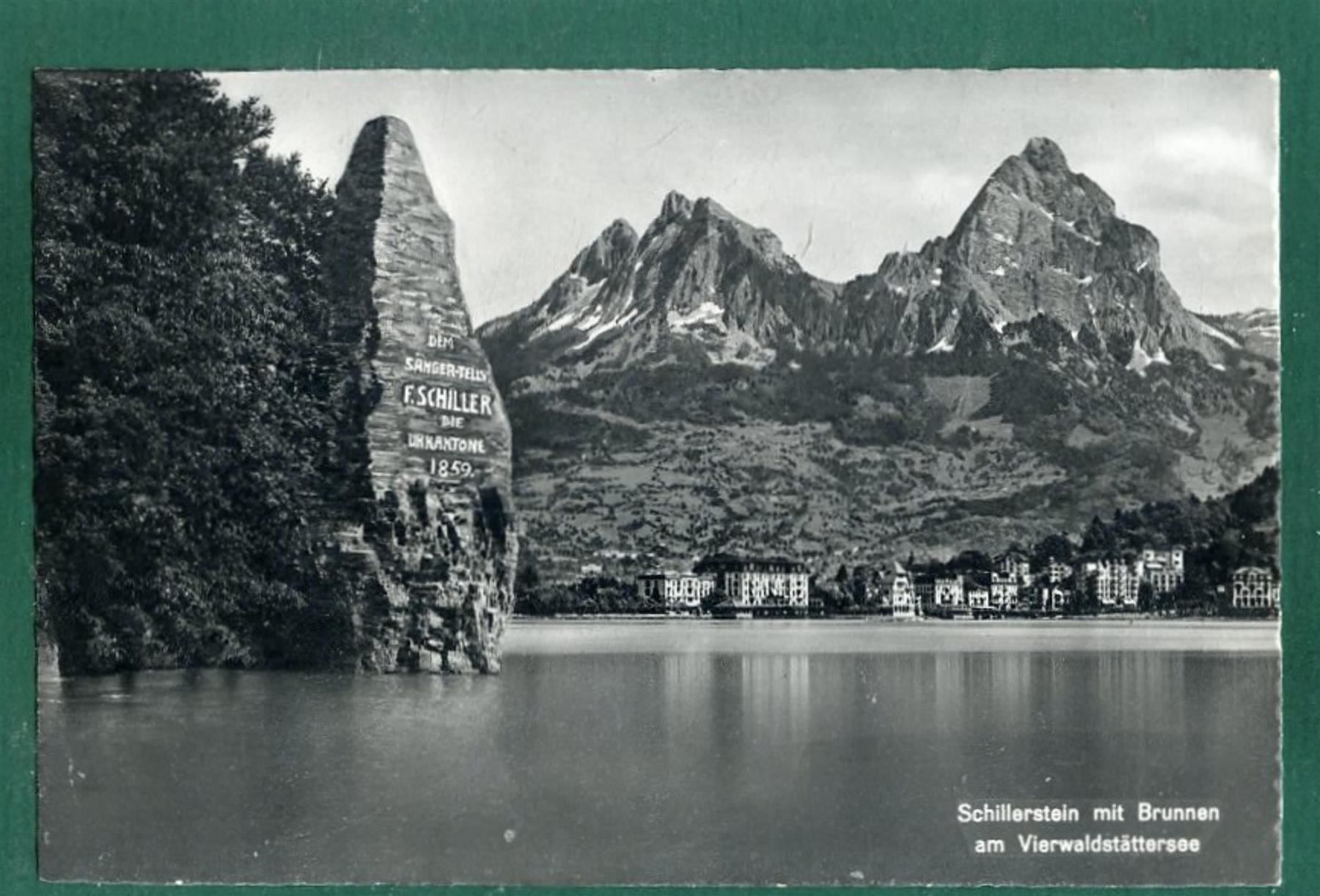 Schillerstein mit Brunnen und den Mythen (Gebraucht) in Sargans für CHF 1 – mit Lieferung auf ...