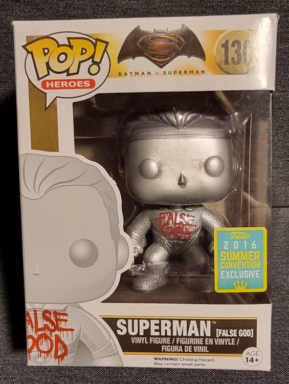 Funko Pop! DC - Superman False God 130 (Neu (gemäss Beschreibung)) in ...