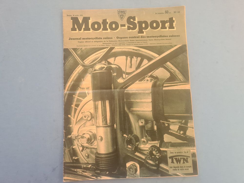 MOTO CONDOR FMS MOTO-SPORT AOUT 1951 OLDTIMER RARE | Kaufen auf Ricardo