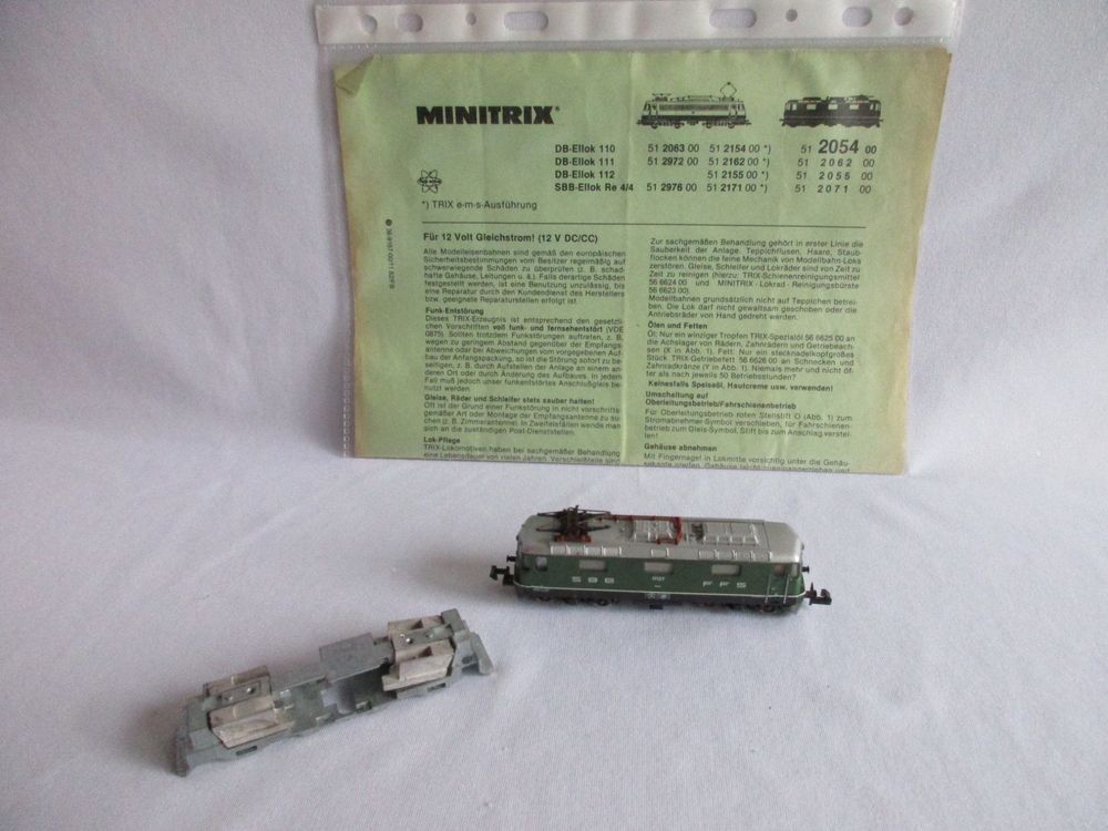 Minitrix Spur N/GS E-Lok SBB Re4/4 (688) | Kaufen auf Ricardo