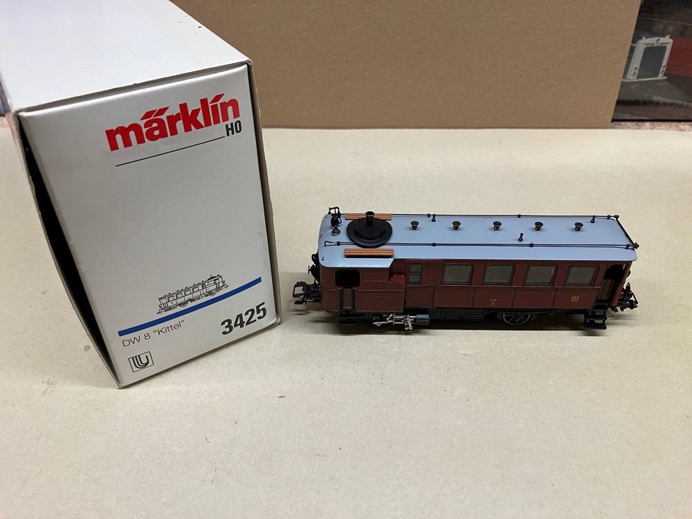 Märklin 3425 Dampf-Triebwagen DW "Kittel" Württemberg., H0 (Gebraucht ...