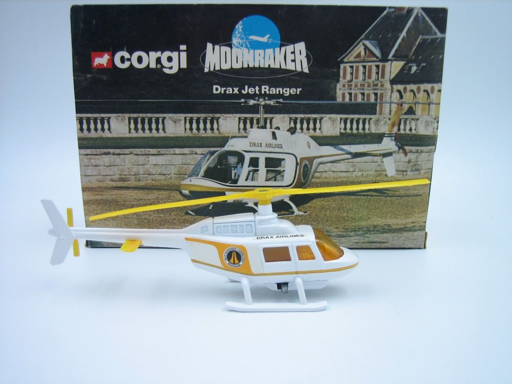 Corgi James Bond 007 Moonraker Drax Jet Ranger RAR (Gebraucht) in ...