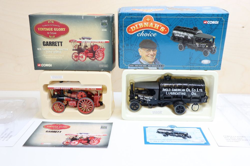 CORGI 2 x Dampfmaschine Garrett & LKW - Limitiert - NP 264.- (Gebraucht ...