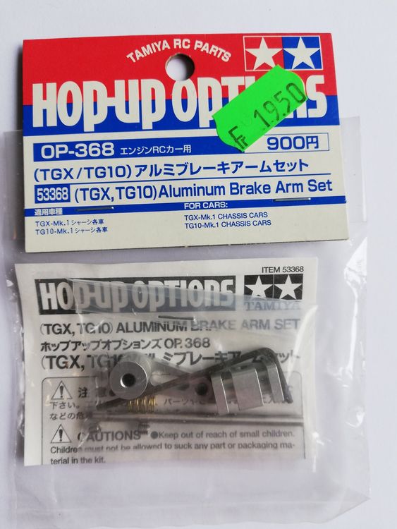 TAMIYA (TGX,TG10) Aluminium Break Arm Set Best.Nr. 53368 (Neu und ...