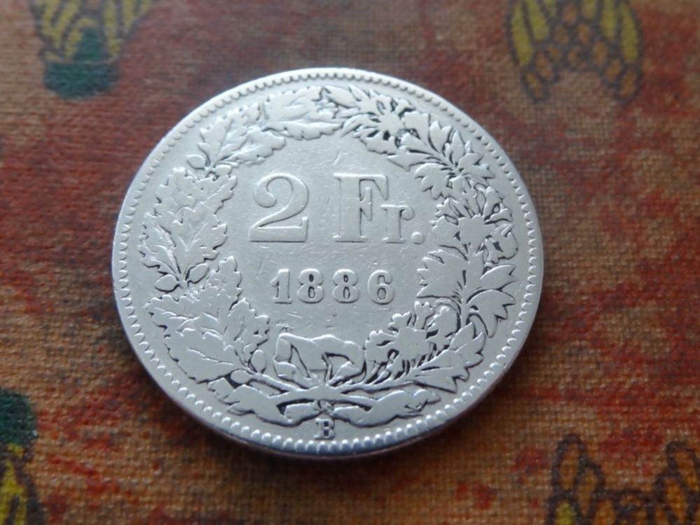 2 Fr. 1886 (A) (Gebraucht) in Romanel-sur-Lausanne für CHF 9.9 – mit Lieferung auf Ricardo kaufen