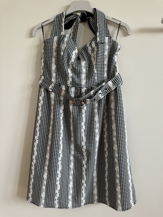 Robe Naf Naf vichy noir/blanc taille 40FR, Été Chic 😎 (Neuf (Voir ...