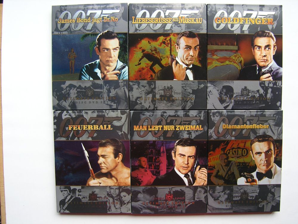 JAMES BOND 007 SEAN CONNERY 2 DVD ULTIMATE EDITION (Gebraucht) in Zuzwil SG für CHF 28.5 – mit ...