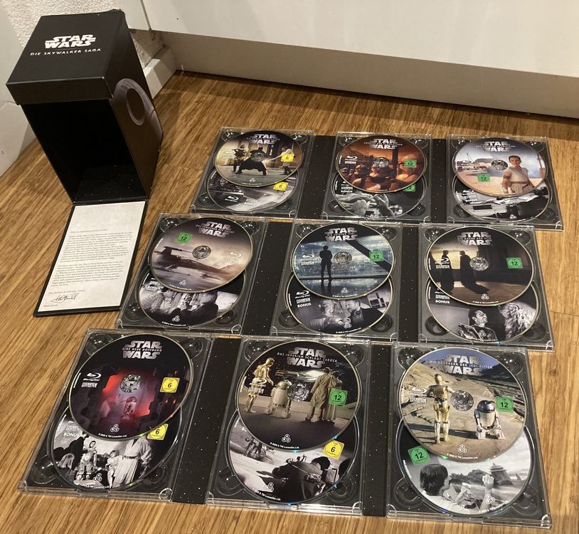 Star Wars 1-9 - Die Skywalker Saga Blu-ray 18 Discs (Gebraucht) in ...