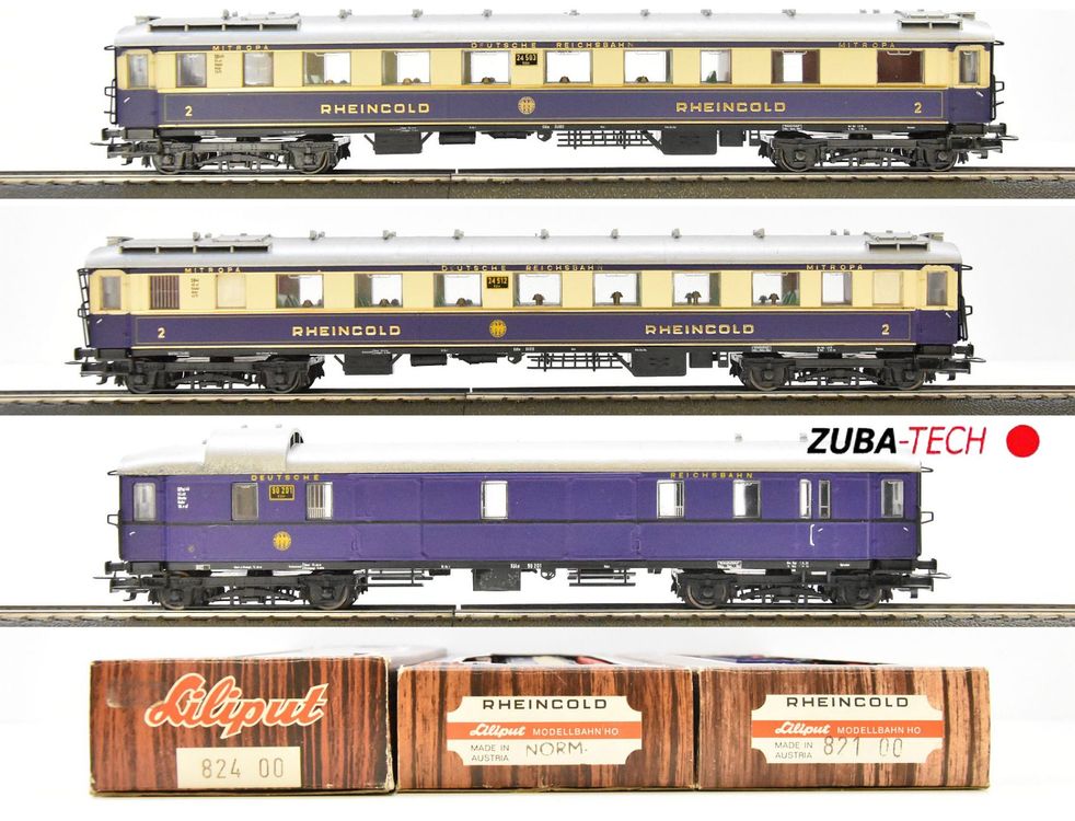 3x Liliput Rheingold Personenwagen DRG H0 GS mit OVP (Gebraucht) in St. Gallen für CHF 24 – mit ...
