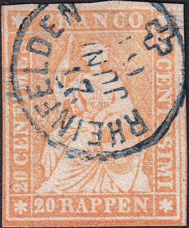 LUXUS Sammlerstück Strubel 25G...top blauer Ortsstempel+++++ (Gebraucht ...
