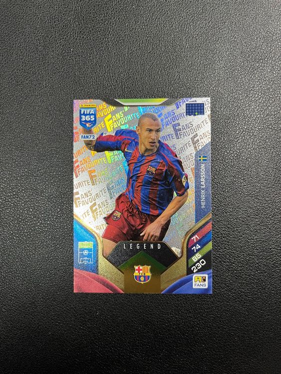 Panini Adrenalyn XL 2026 Henrik Larsson Legend FAN 72 (Neu (gemäss ...
