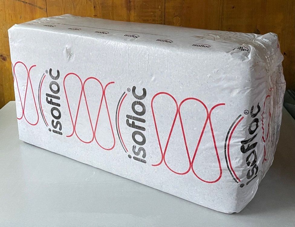 ISOFLOC Zellulosedämmstoff (1 x 12.5 kg) (Neu und originalverpackt) in ...