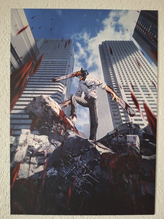 Displate Metallposter Chainsaw Man – Grösse M (Gebraucht) in Flawil für ...