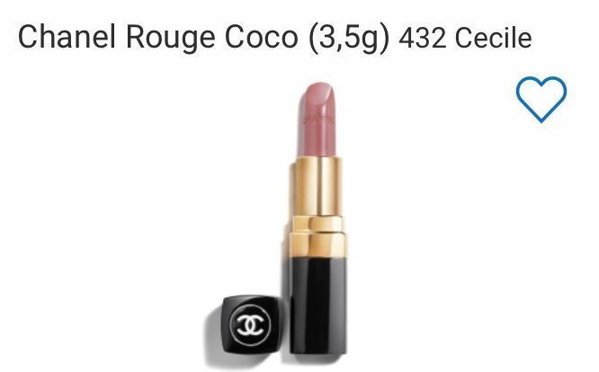 Chanel Rouge Coco Lippenstifts 432 Cecile (Gebraucht) in Zumikon für ...