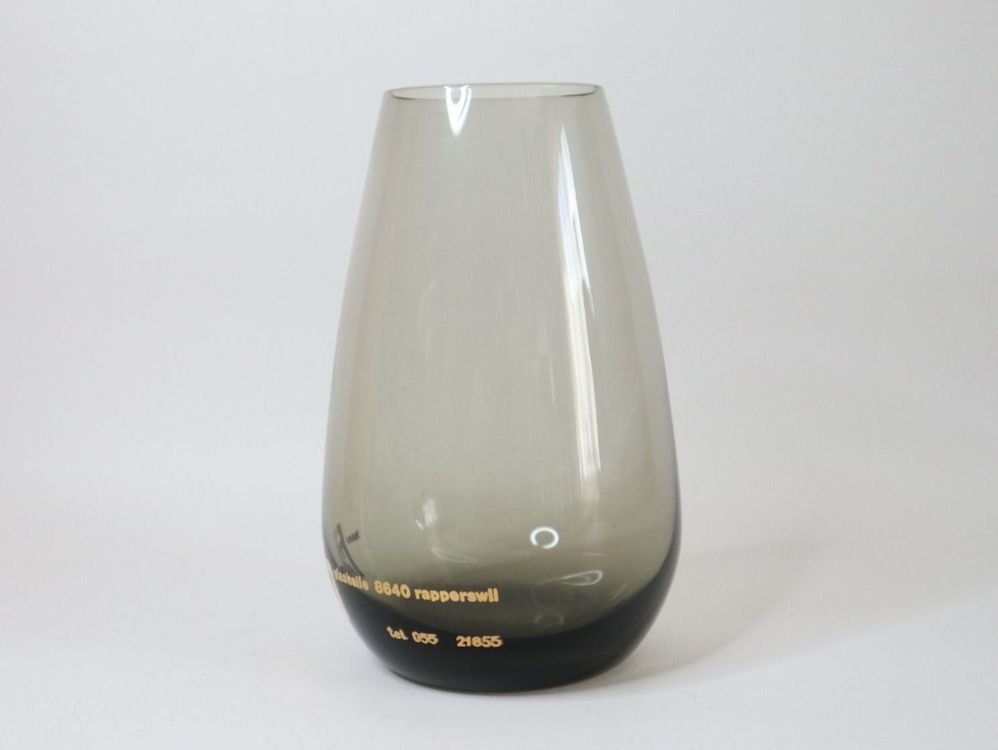 80's Vase Glashalle Hans Fäh Rapperswil 70's Mundgeblasen (Gebraucht ...
