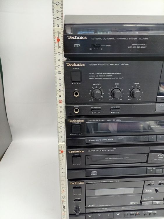 Technics Amplifier SU-X840 CD SL-PJ22 Tuner ST-X880L Stereo (Gebraucht ...
