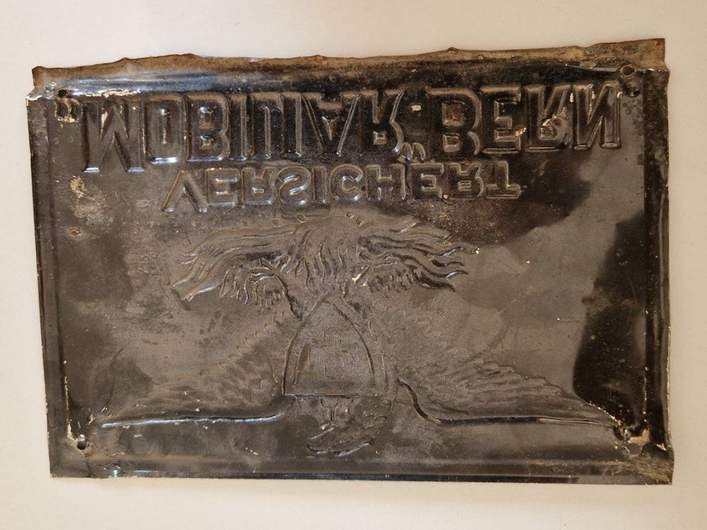 Die Mobilar Bern Blechschild kein Email | Kaufen auf Ricardo