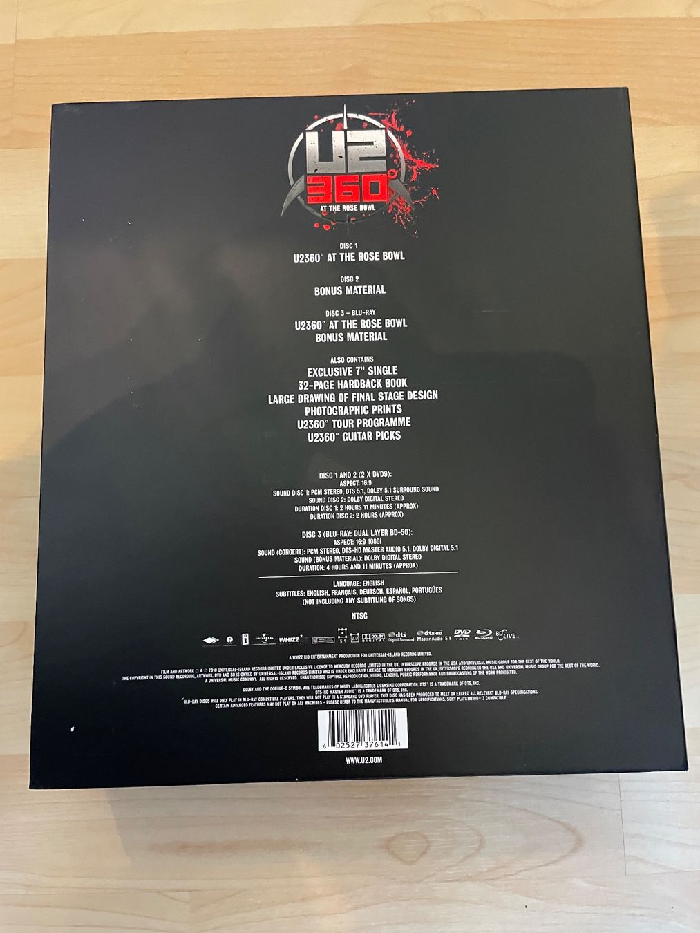 U2 – U2 360° At The Rose Bowl Boxset (Gebraucht) in Tegerfelden für CHF ...