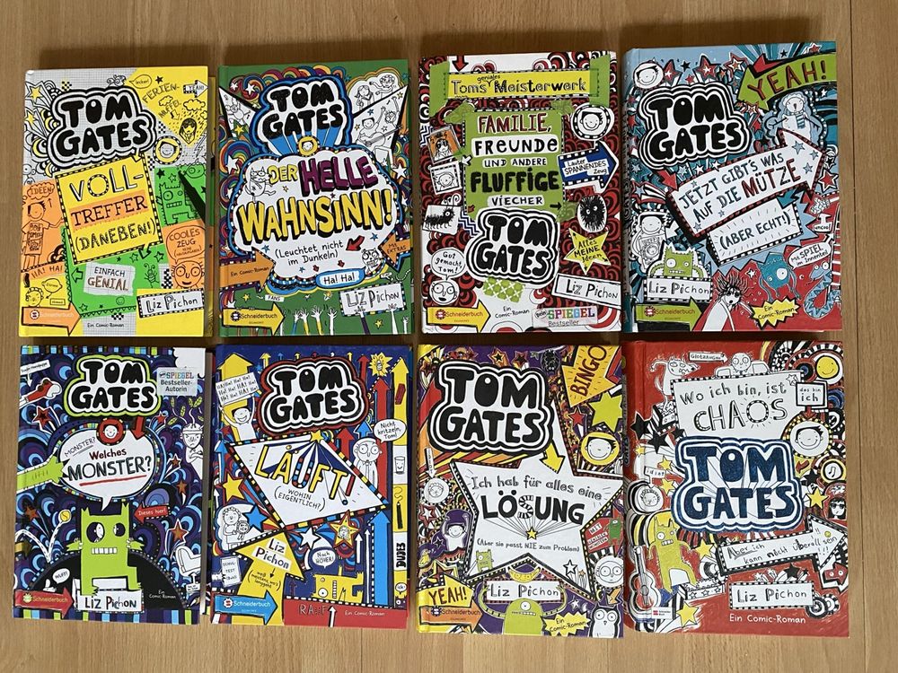 Tom Gates Bücher Sammlung, 8 Stuck, Kinderbucher, Top! (Gebraucht) in ...