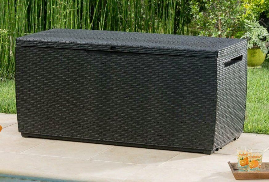 Aufbewahrungsbox Keter Gartenbox Storage Box Capri grau (Neu (gemäss ...