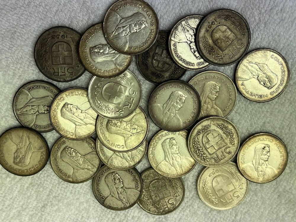 Schweiz - Silbergeld 5 Franken | Kaufen auf Ricardo