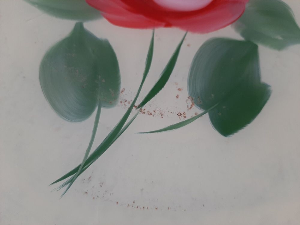 Vintage 50er Jahre Tortenplatte Kuchenplatte Rose Henkel | Kaufen auf ...