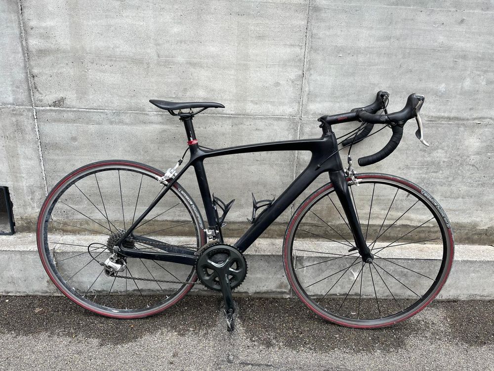 Black carbon road bike - Frame 54 cm (Size S/M) (Gebraucht) in Zürich ...