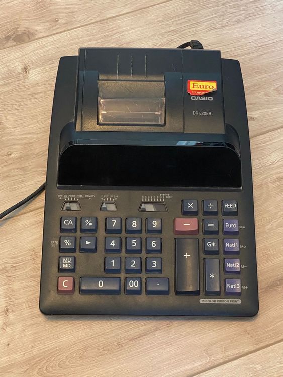 CASIO Rechenmaschine DR-320ER Tischrechner (Gebraucht) in Dottikon für ...