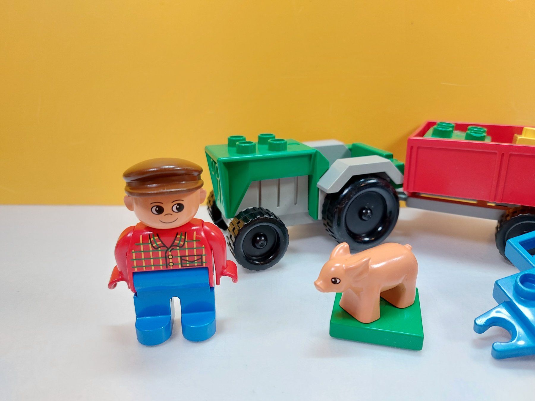 LEGO Duplo 2696 Traktor mir Anhänger, Walze, Pflug- Komplett (Gebraucht ...