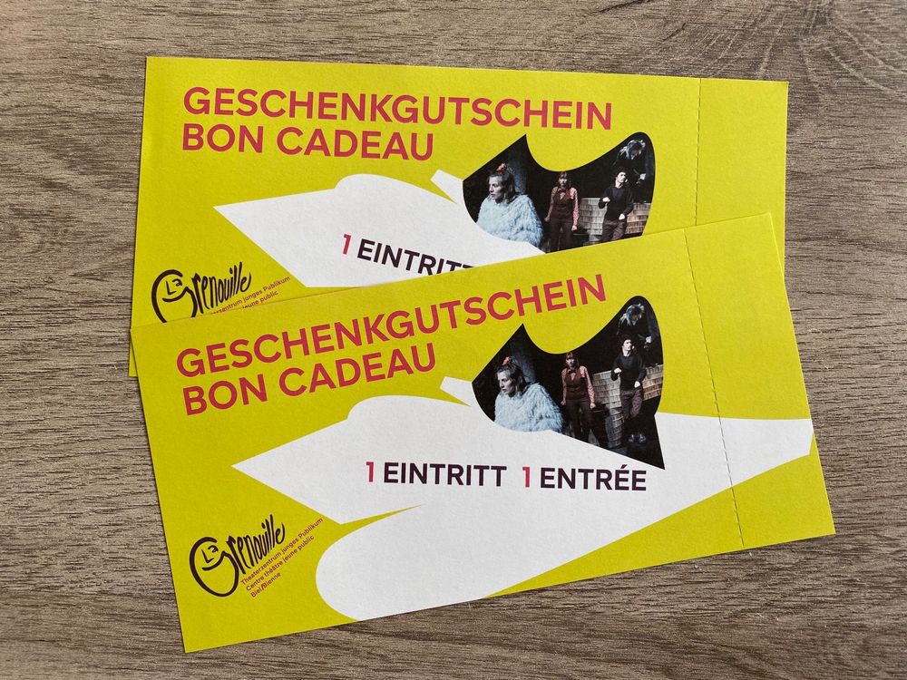 3 entrées au théâtre la Grenouille à Bienne (Neu (gemäss Beschreibung ...
