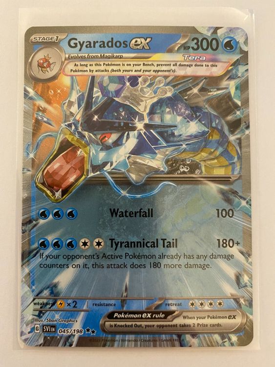 Pokemon Gyarados EX 045/198 Scarlet & Violet EN (Neu (gemäss ...