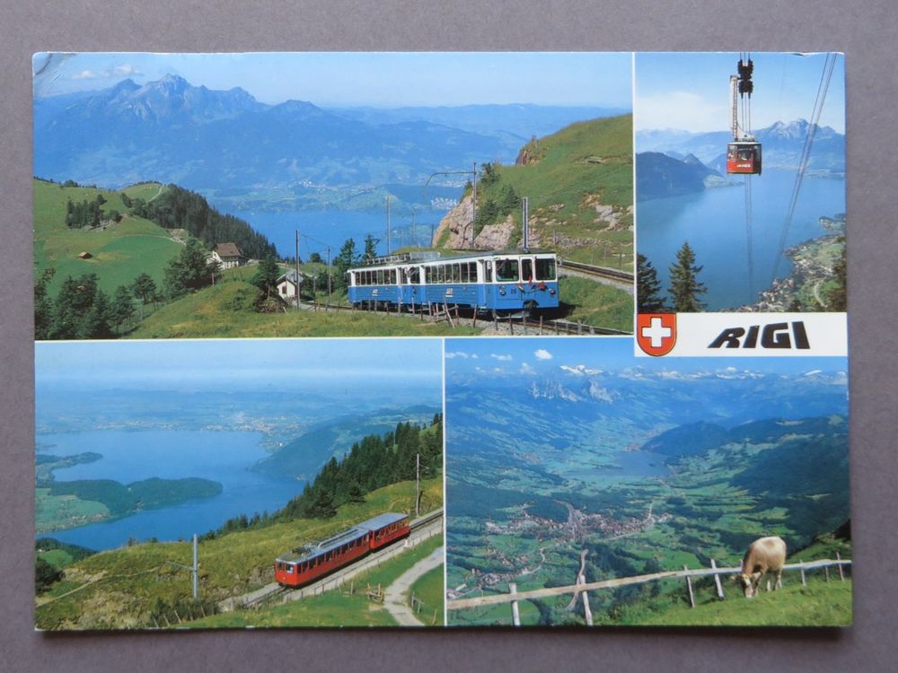 AK, RIGI, BAHN SEILBAHN, ZUGER- UND VIERWALDSTÄTTERSEE 1991 | Kaufen auf Ricardo