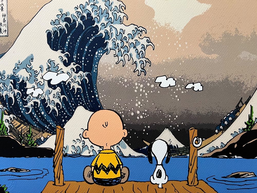 DEATH NYC « Snoopy with Charlie & Kanagawa Wave » 85/100 | Kaufen auf ...