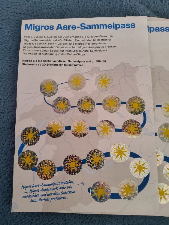 Migros Sammelpass 6 Volle Karte (D'occasion) à Wolfwil pour CHF 5 – avec livraison | Acheter sur ...
