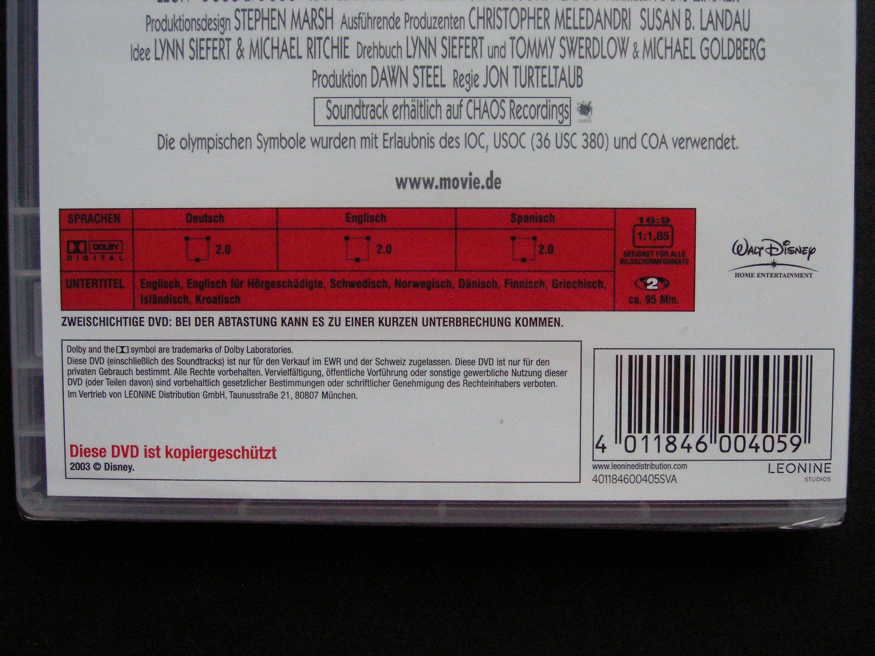 Cool Runnings (1993) Neu & OvP (Neu und originalverpackt) in Zuzwil SG ...