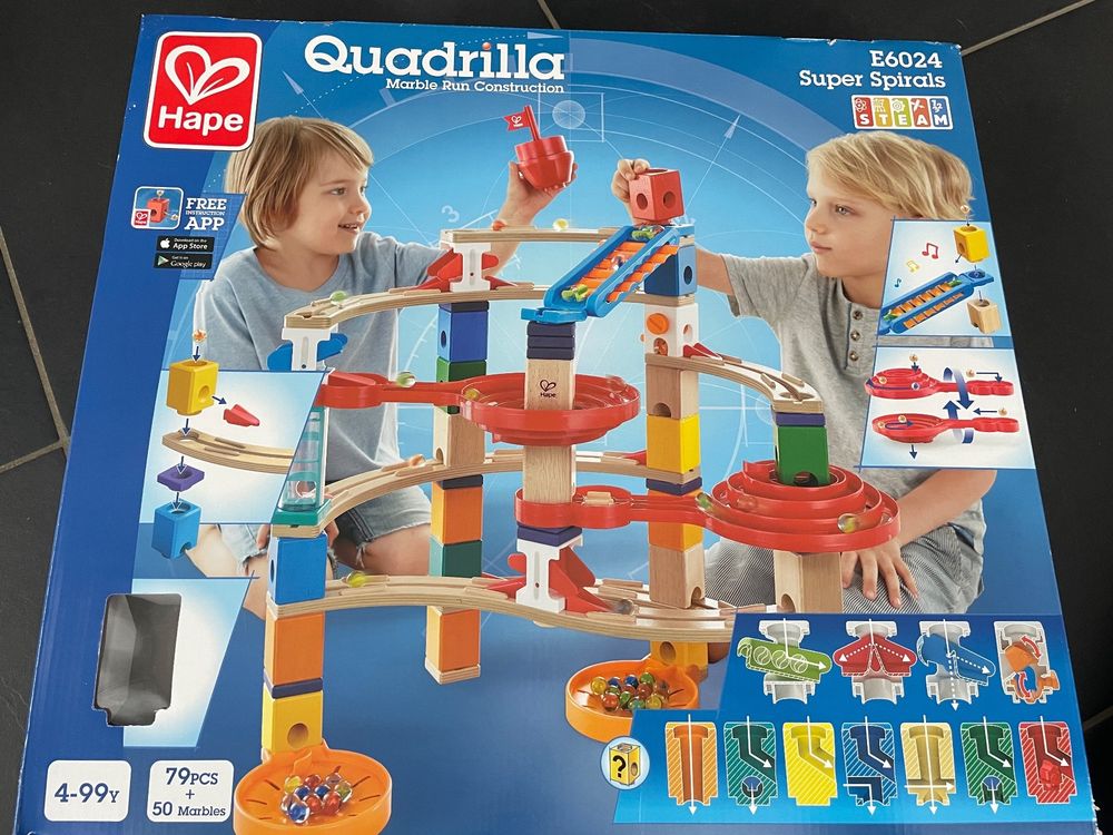 Quadrilla Holzkugelbahn Super Spirals | Kaufen auf Ricardo