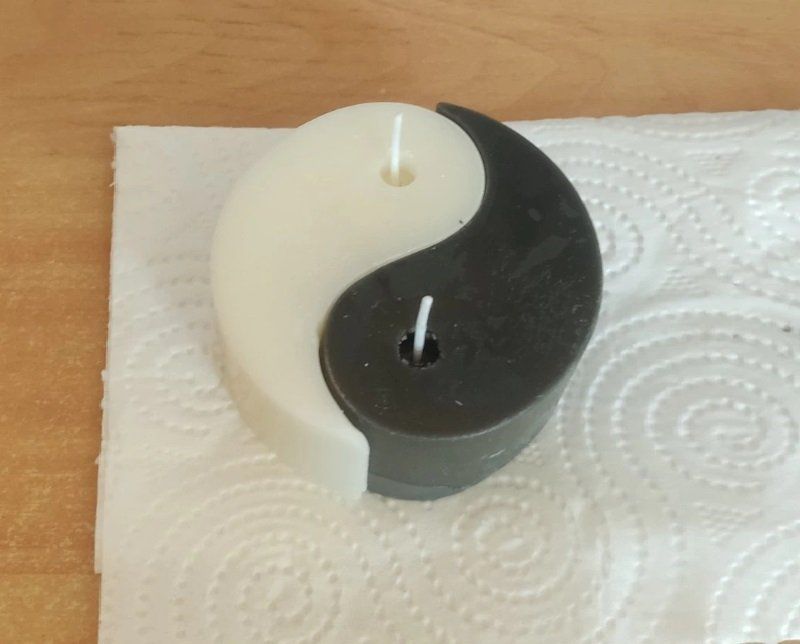 6x Silikonform für Tai Chi Yin Yang Kerze - Moule bougie (Neuf avec ...